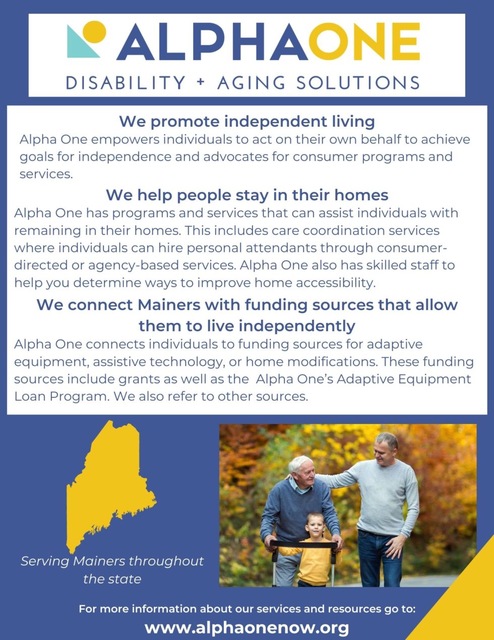 Alpha One | Maine Council on Aging